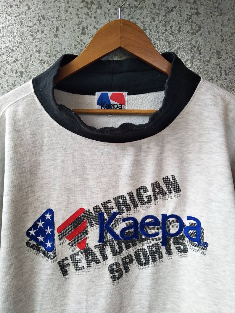 Vintage 80s 90s Vintage KAEPA Sweatshirt Spell Out Big Logo - Etsy