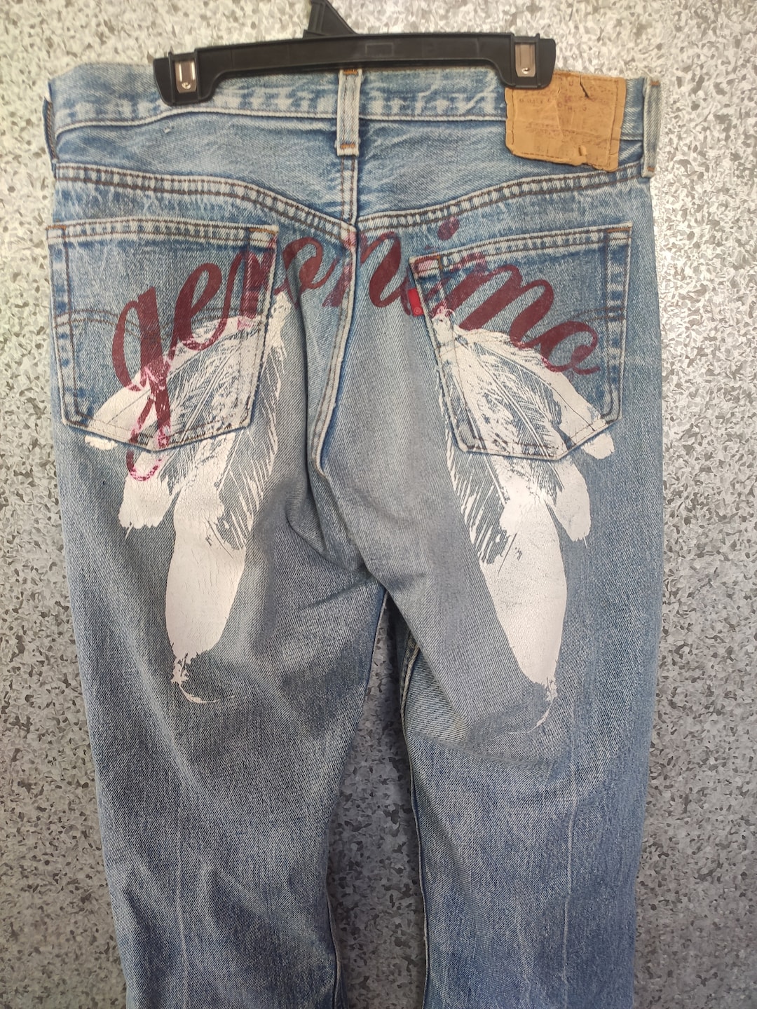 Rare Vintage 90s Vintage Levis 501 Jeans X Geronimo Apache Jeans - Etsy