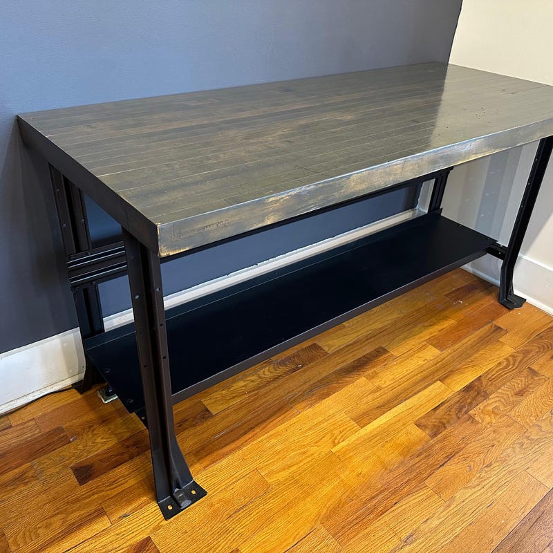 Butcher Block Table - Etsy