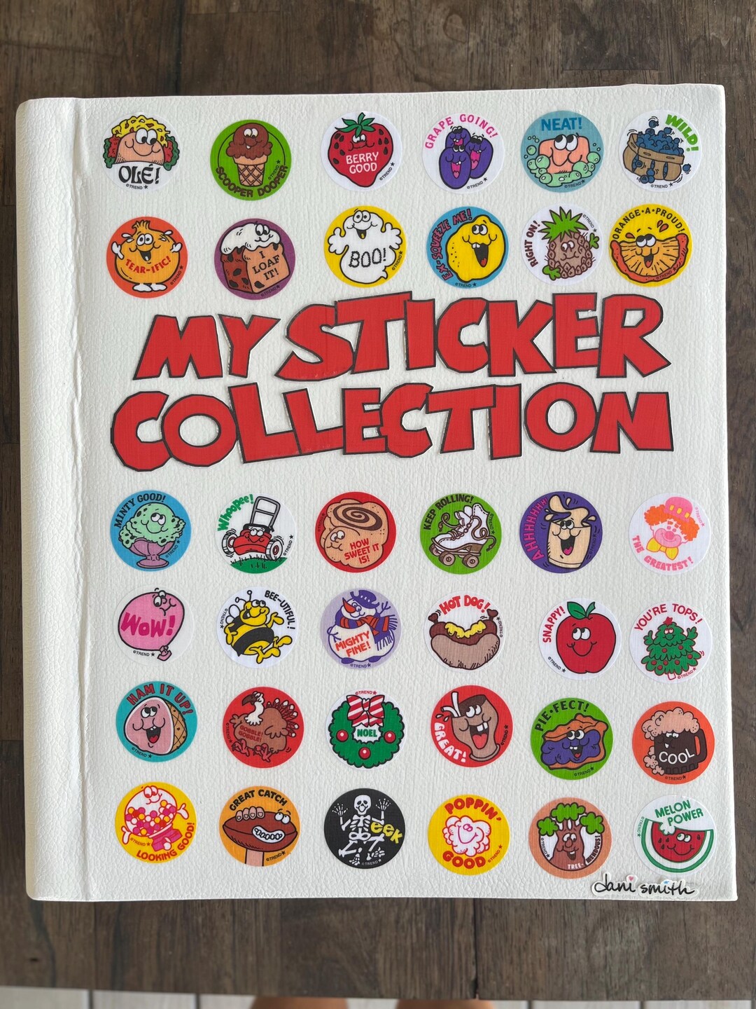 80's Vintage Inspired Sticker Album - Etsy