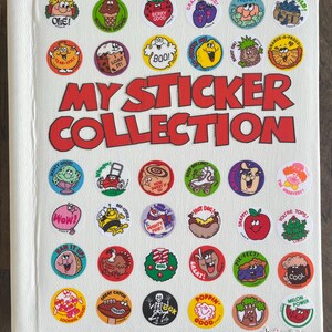 80's Vintage Inspired Sticker Album - Etsy