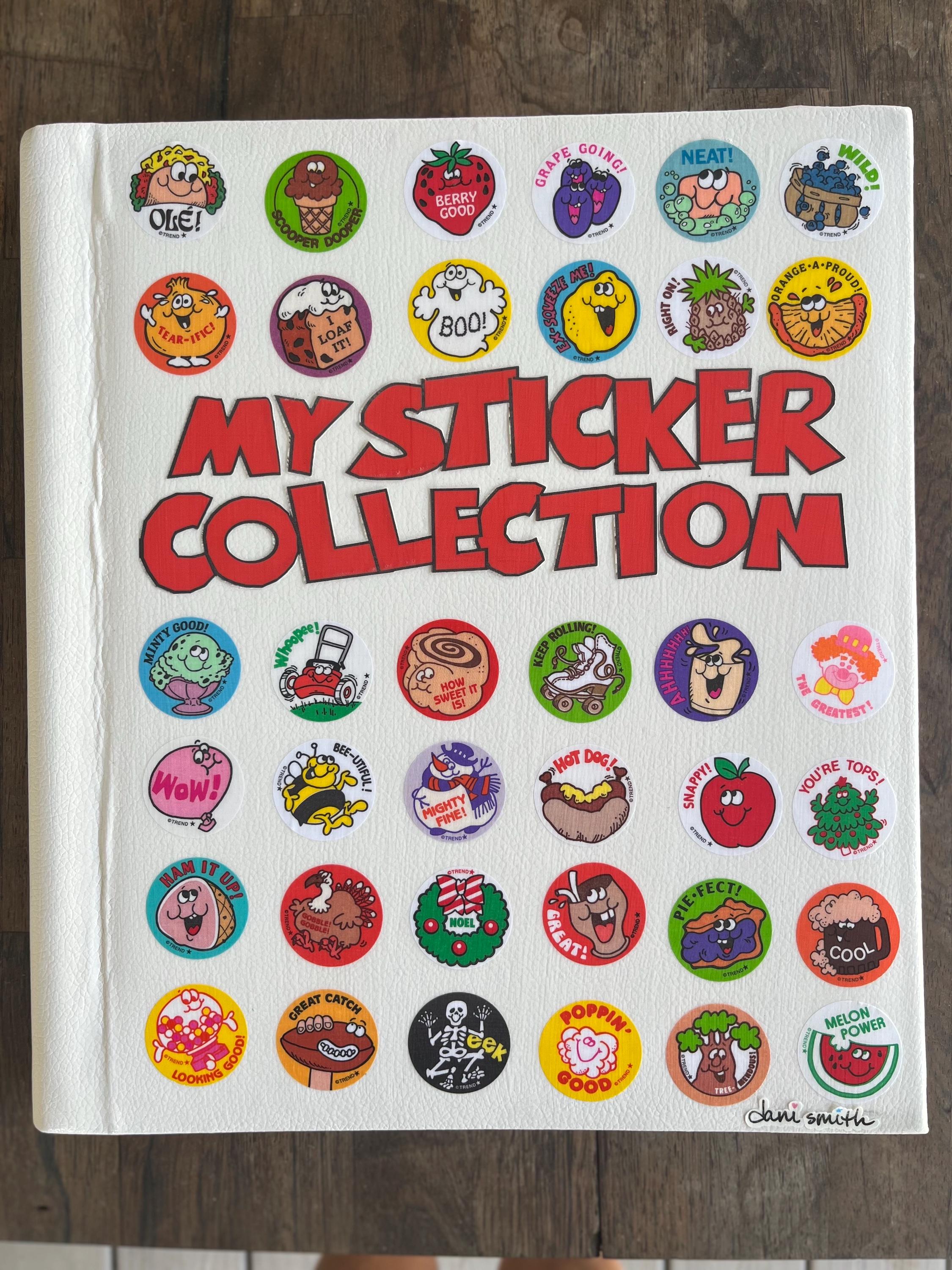 80's Vintage Inspired Sticker Album - Etsy