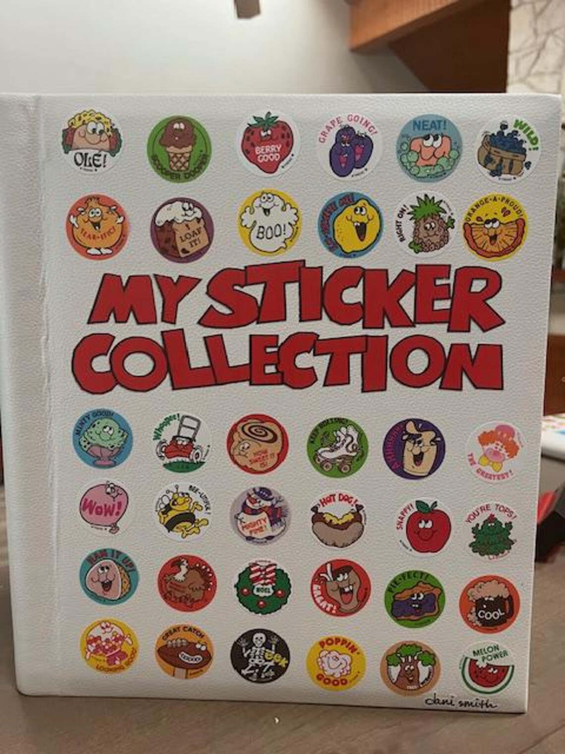 80's Vintage Inspired Sticker Album - Etsy