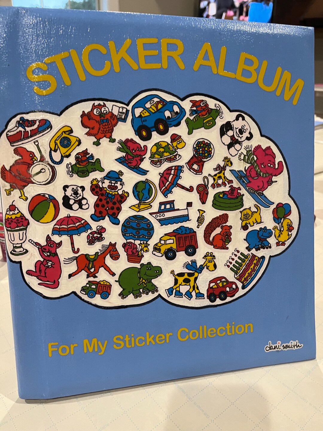 80’s Vintage Inspired Sticker Album. - Etsy