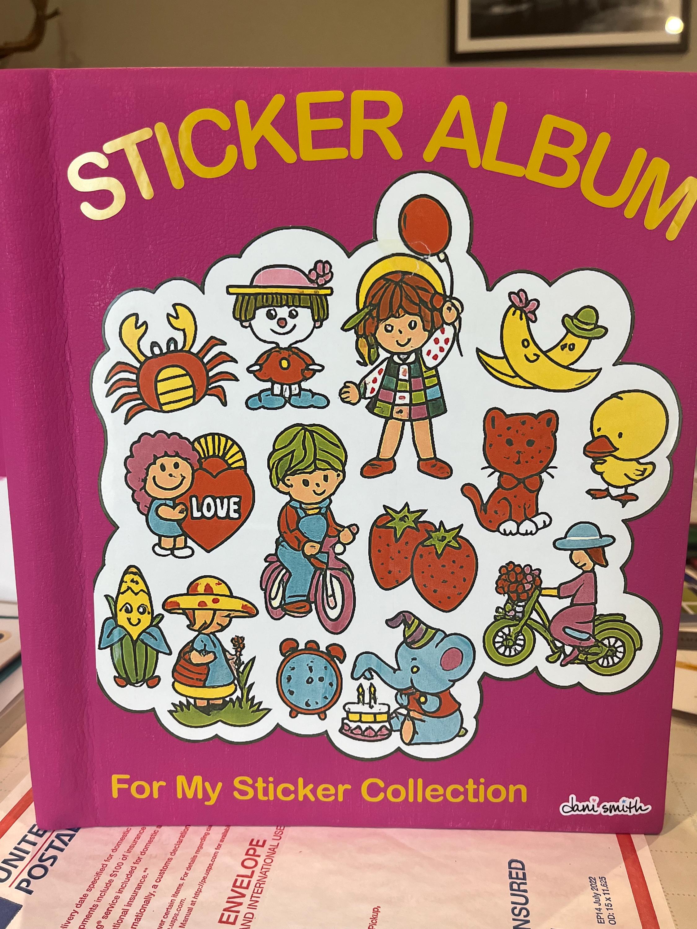 80’s Vintage Inspired Sticker Album. - Etsy