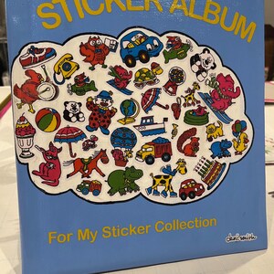 80’s Vintage Inspired Sticker Album. - Etsy