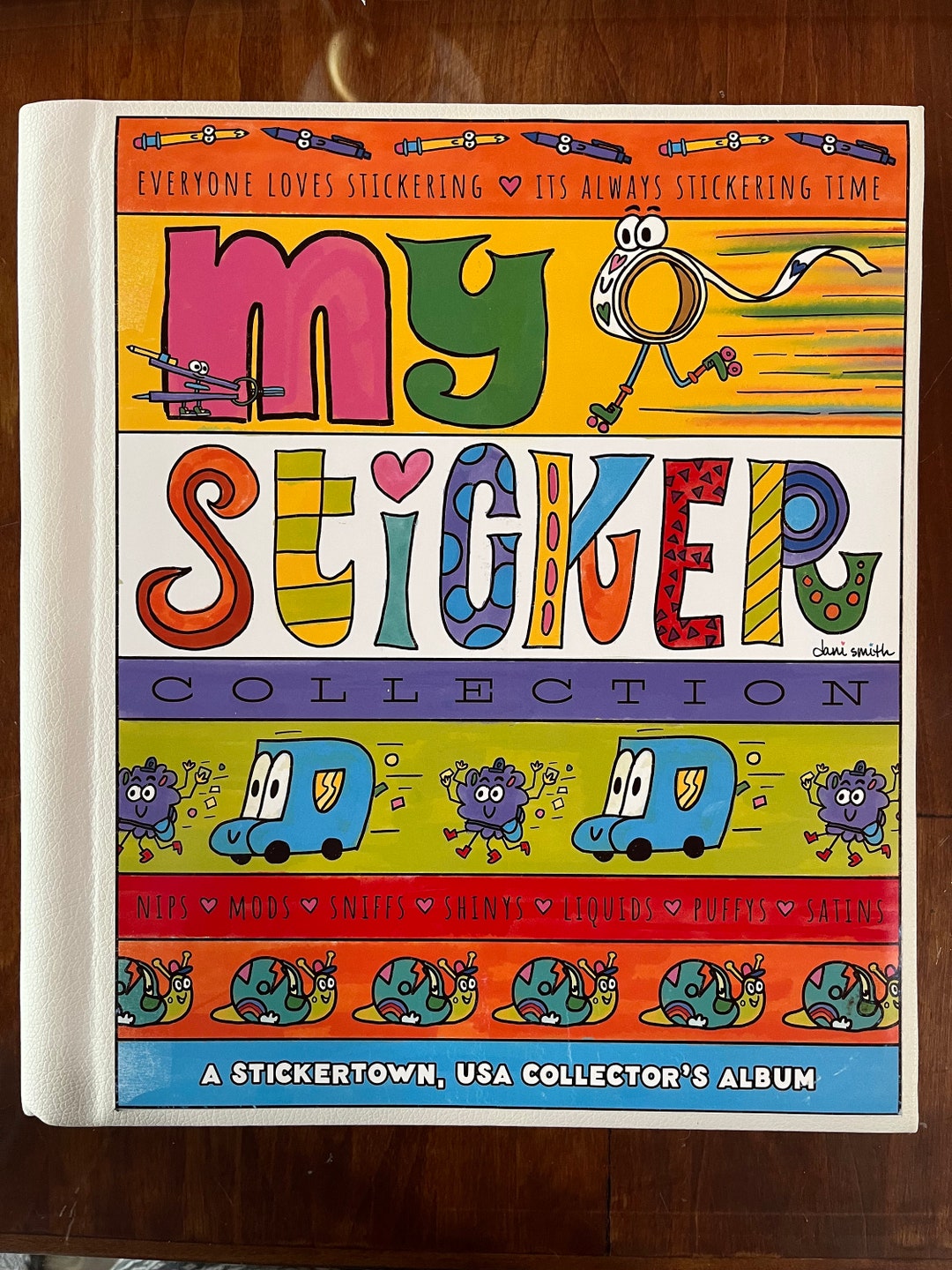 80s Vintage Inspired Sticker Album. - Etsy