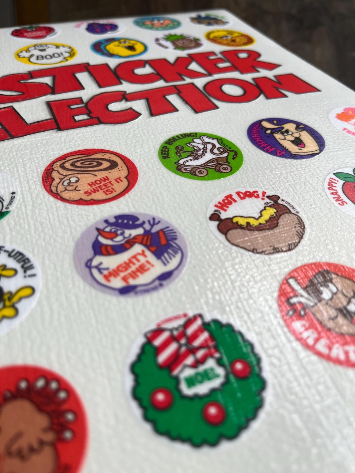 80's Vintage Inspired Sticker Album - Etsy