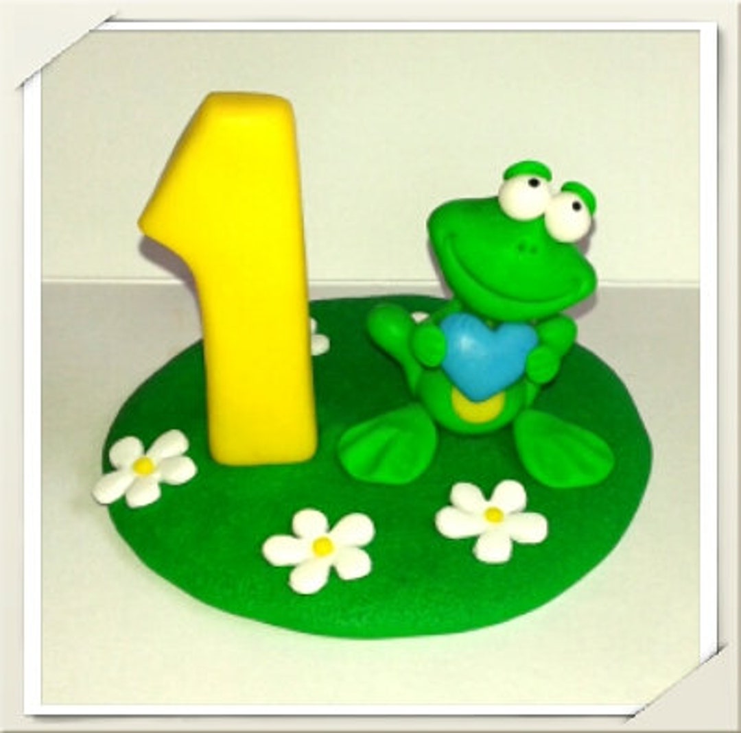 NEW Funny Frog Birthday Cake Topper Personalised Cake - Etsy