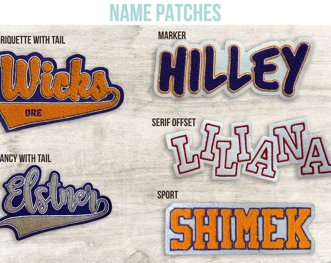Custom Club Letterman Chenille Patch - Etsy