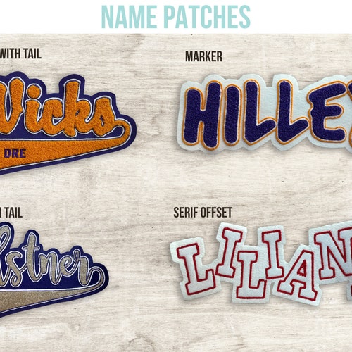 Custom Sports Letterman Chenille Patch - Etsy