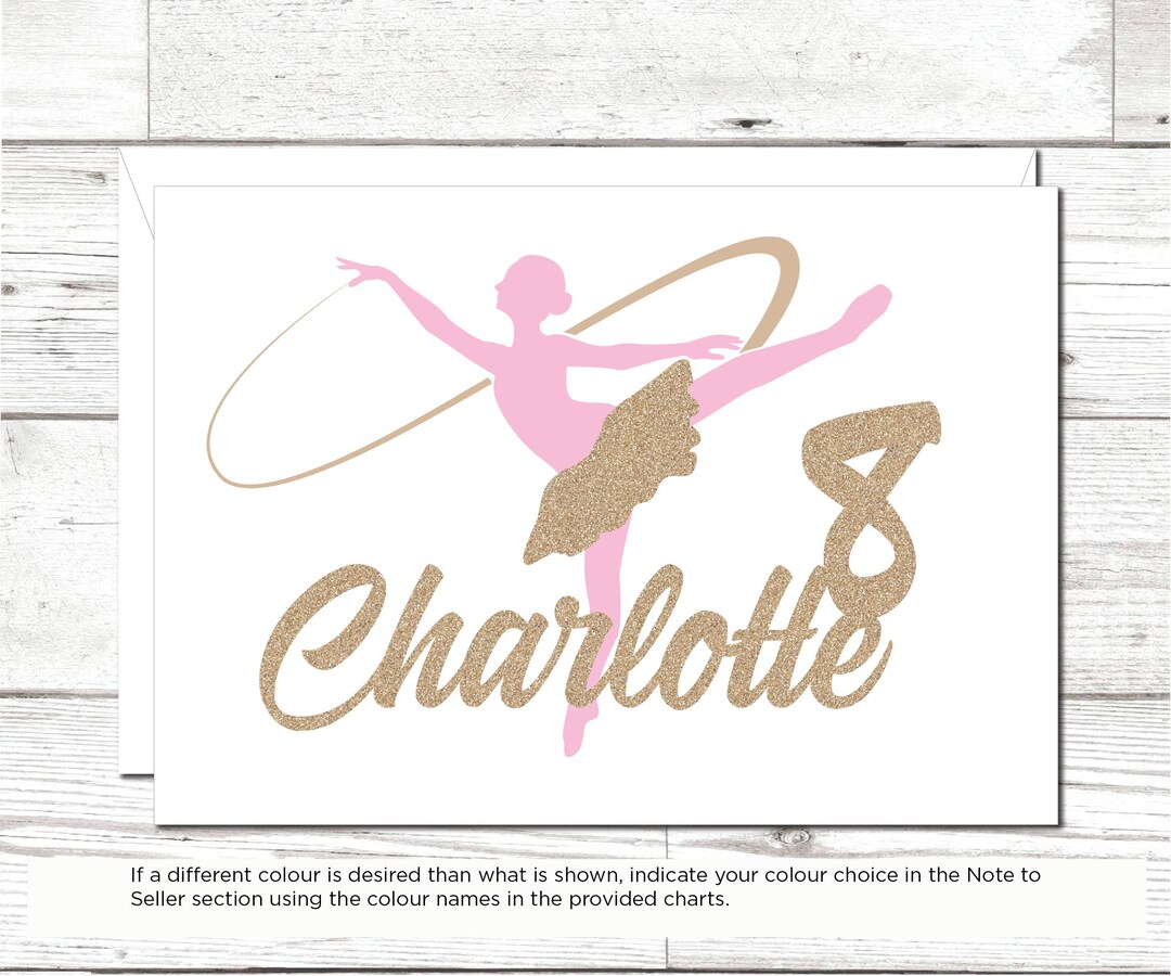 Ballerina Birthday Card, Ballerina Greeting Card, Ballerina Lover, for ...