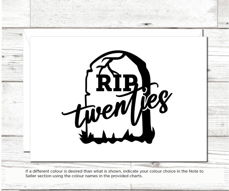 RIP Twenties Birthday Card, Spooky Birthday Wishes, Tombstone Card ...