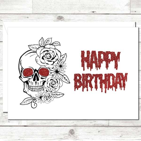 Skull Birthday - Etsy