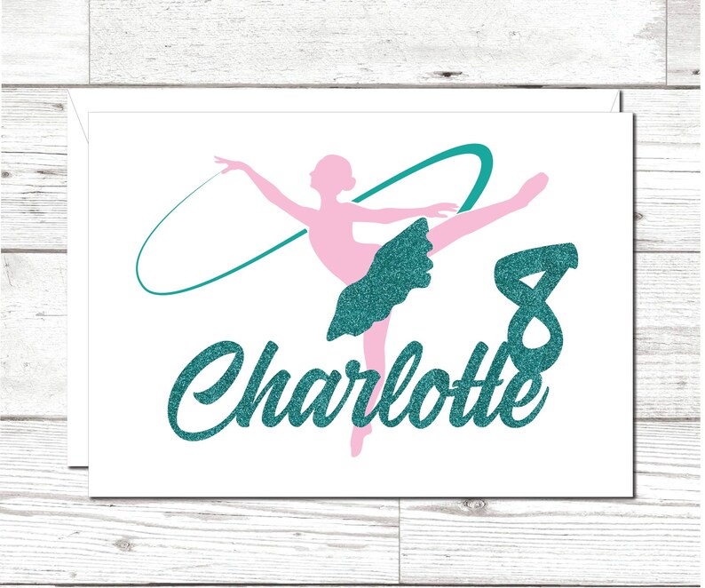 Ballerina Birthday Card, Ballerina Greeting Card, Ballerina Lover, for ...