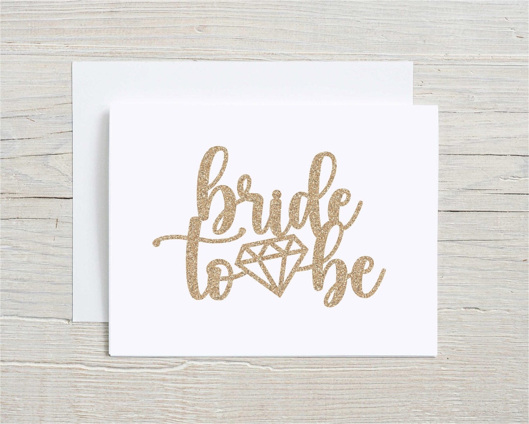 Bride to Be Greeting Card, Wedding Shower Card, Cards for Bride, Bridal ...