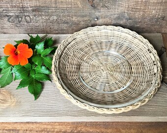 Wicker plates | Etsy