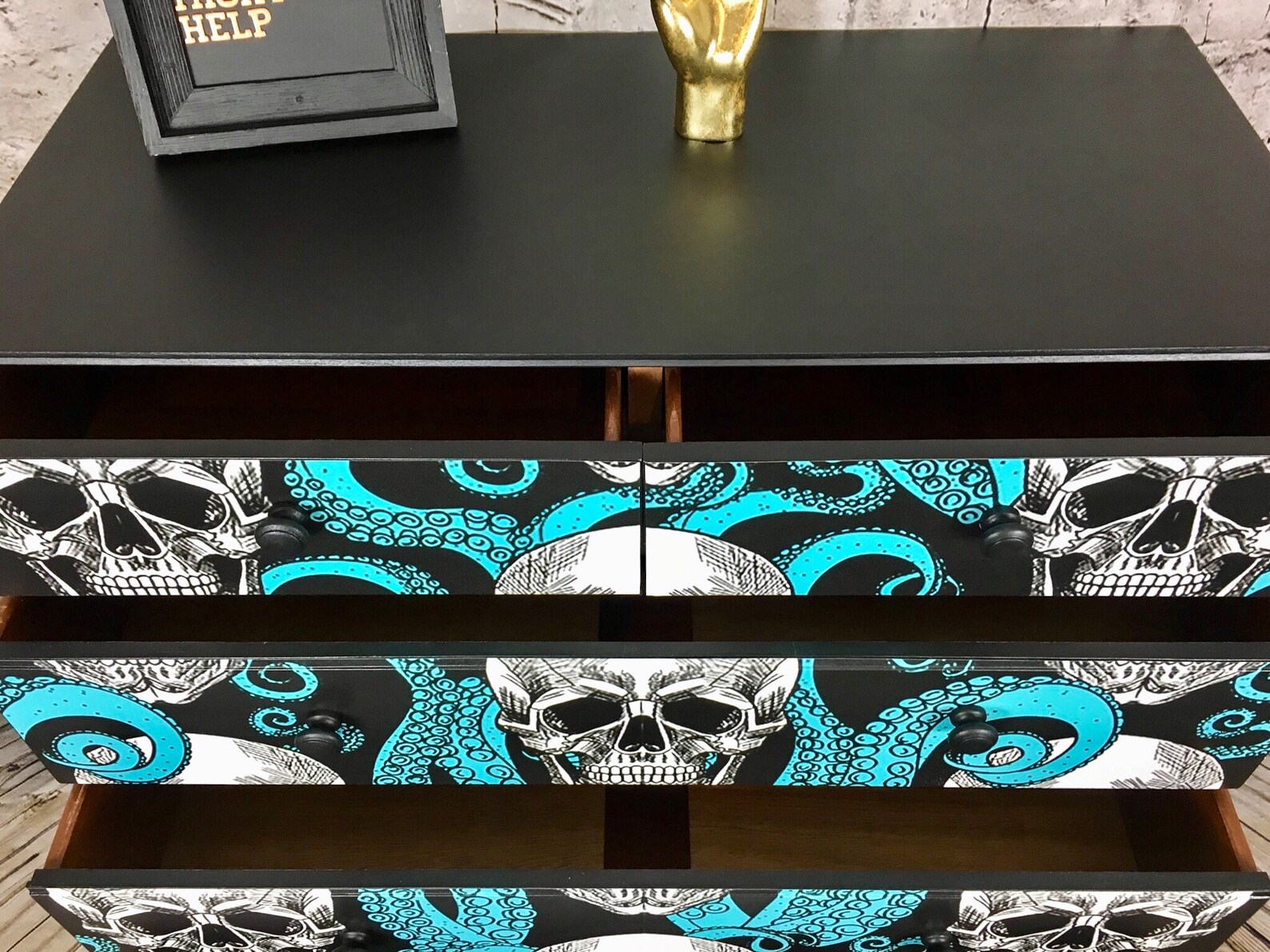 Upcycled Vintage Chest of Drawers Upcycled Furniture Retro - Etsy UK