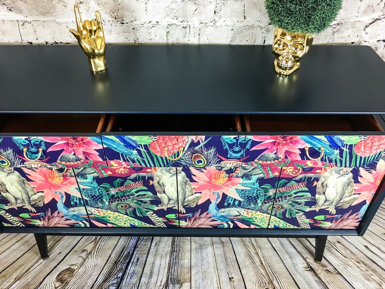 Upcycled Retro Sideboard Upcycled Furniture Vintage - Etsy