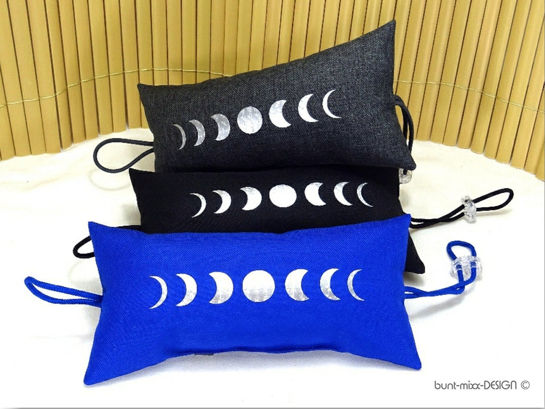 Door Stop Moon Phases Moon Glittering Silver Royal Blue Black Grey ...