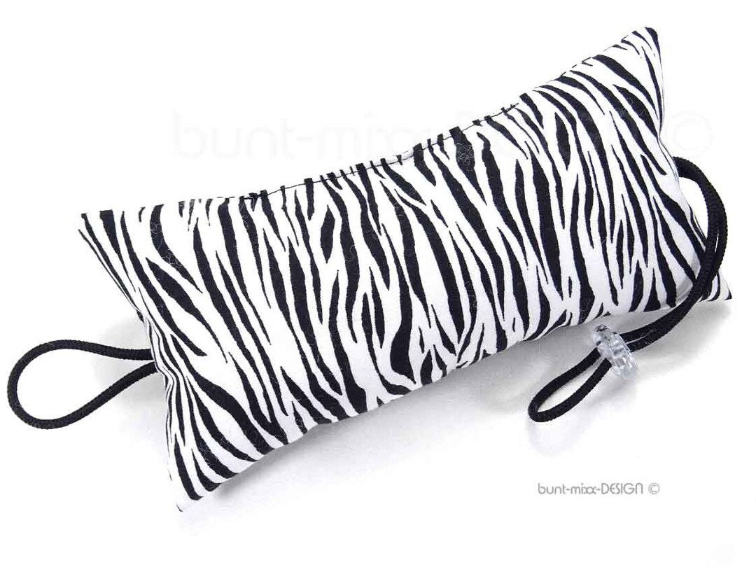 Door Stop ZEBRA Black White Animal Print Black White Zebra Door Buffer ...