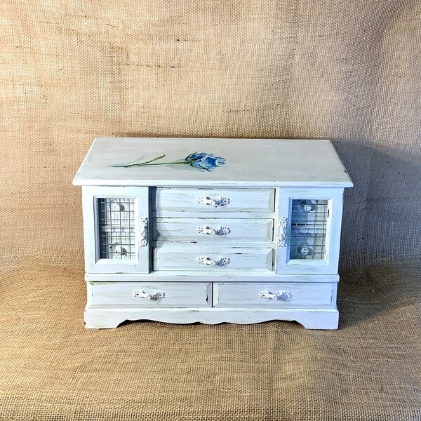 White Jewelry Box - Etsy