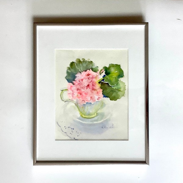 Geranium Painting - Etsy
