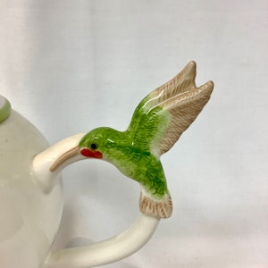 Teapot Hummingbird and Lilies, Teapot by Lena Liu - Etsy