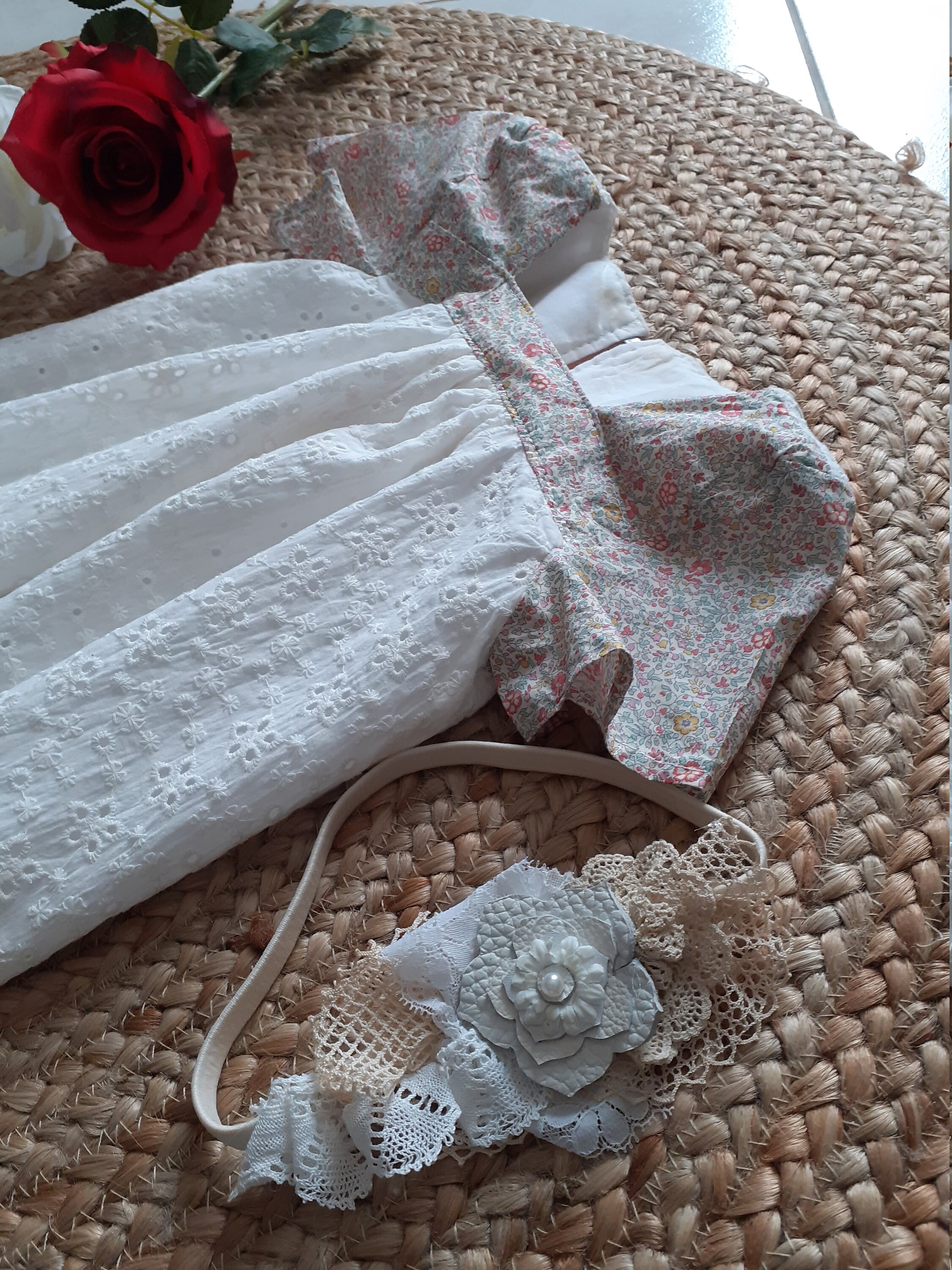 Little Girl Parade Dress, Liberty Christening Dress and Broderie ...