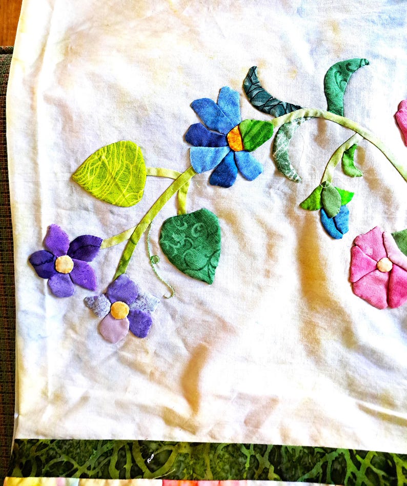 Natures Garden Applique 9block Border Applique Pattern for Quilt - Etsy