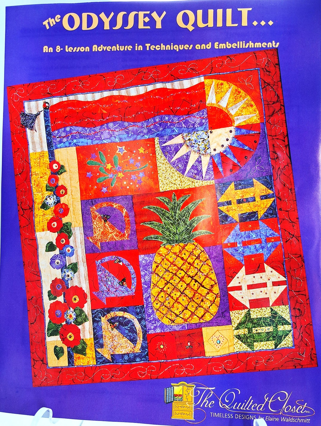 Odyssey Quilt Pattern Embellishment Techniques Quilted Closet - Etsy