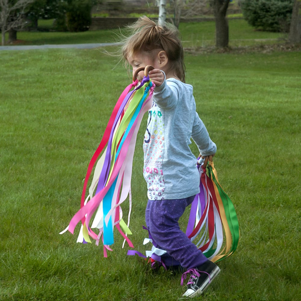 Ribbon Ring Toy Rhythm Ring Dancing Ribbons Hand Kite - Etsy
