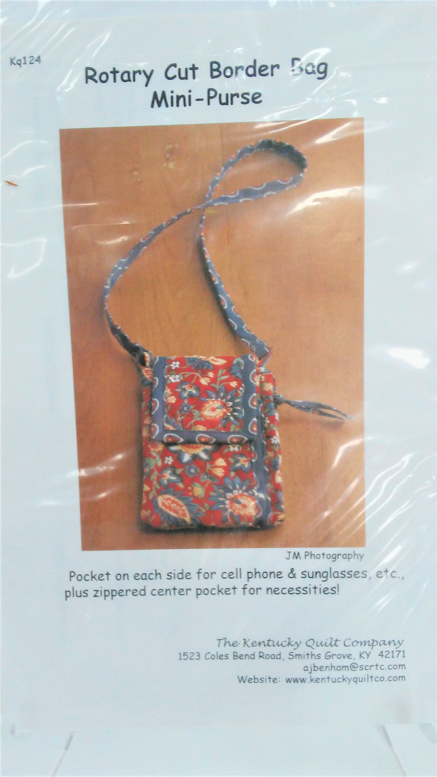 Rotary Cut Border Bag Mini-purse Pattern - Etsy