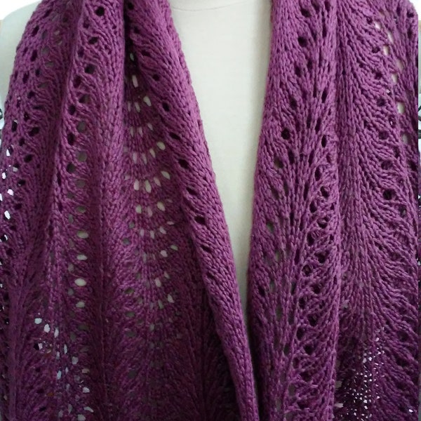 Feather and Fan Knit Pattern - Etsy