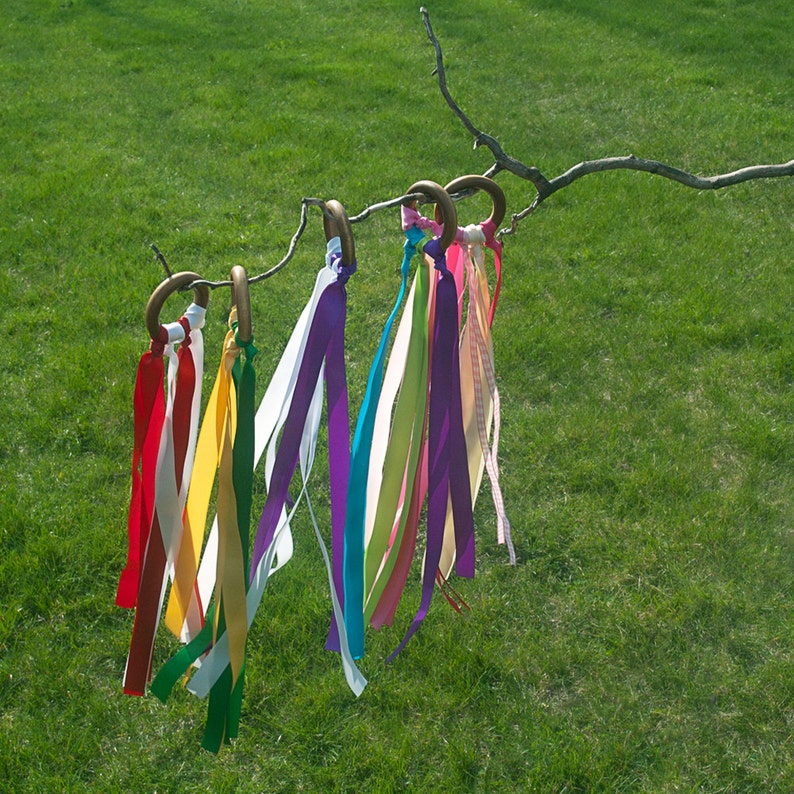 Ribbon Ring Toy, Rhythm Ring, Dancing Ribbons, Ribbon Wand, Hand Kite ...