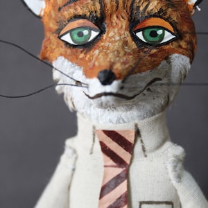 Fantastic Mr. Fox Art Dolls. / two figures original art | Etsy