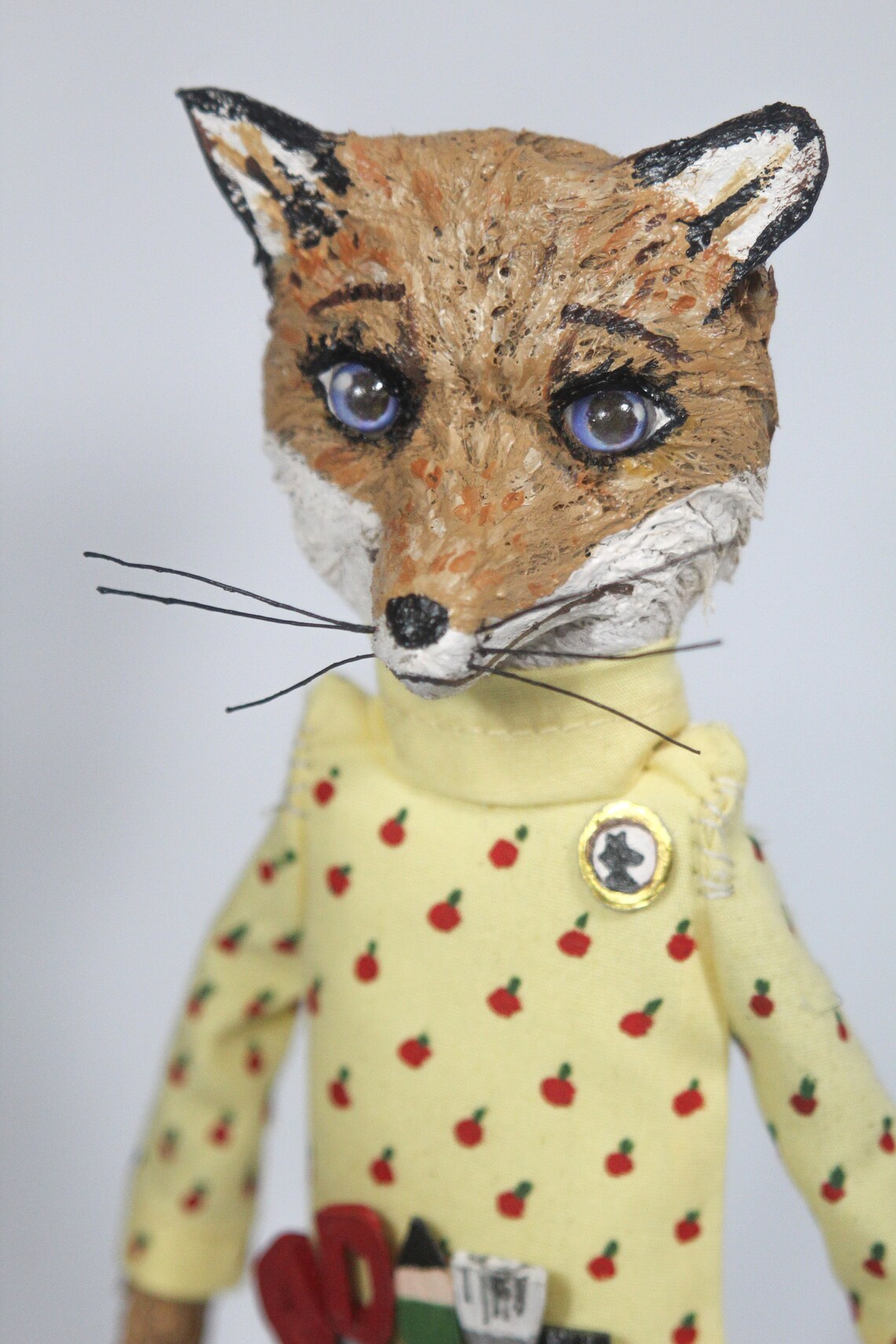 Fantastic Mr. Fox Art Dolls. / Two Figures Original Art | Etsy