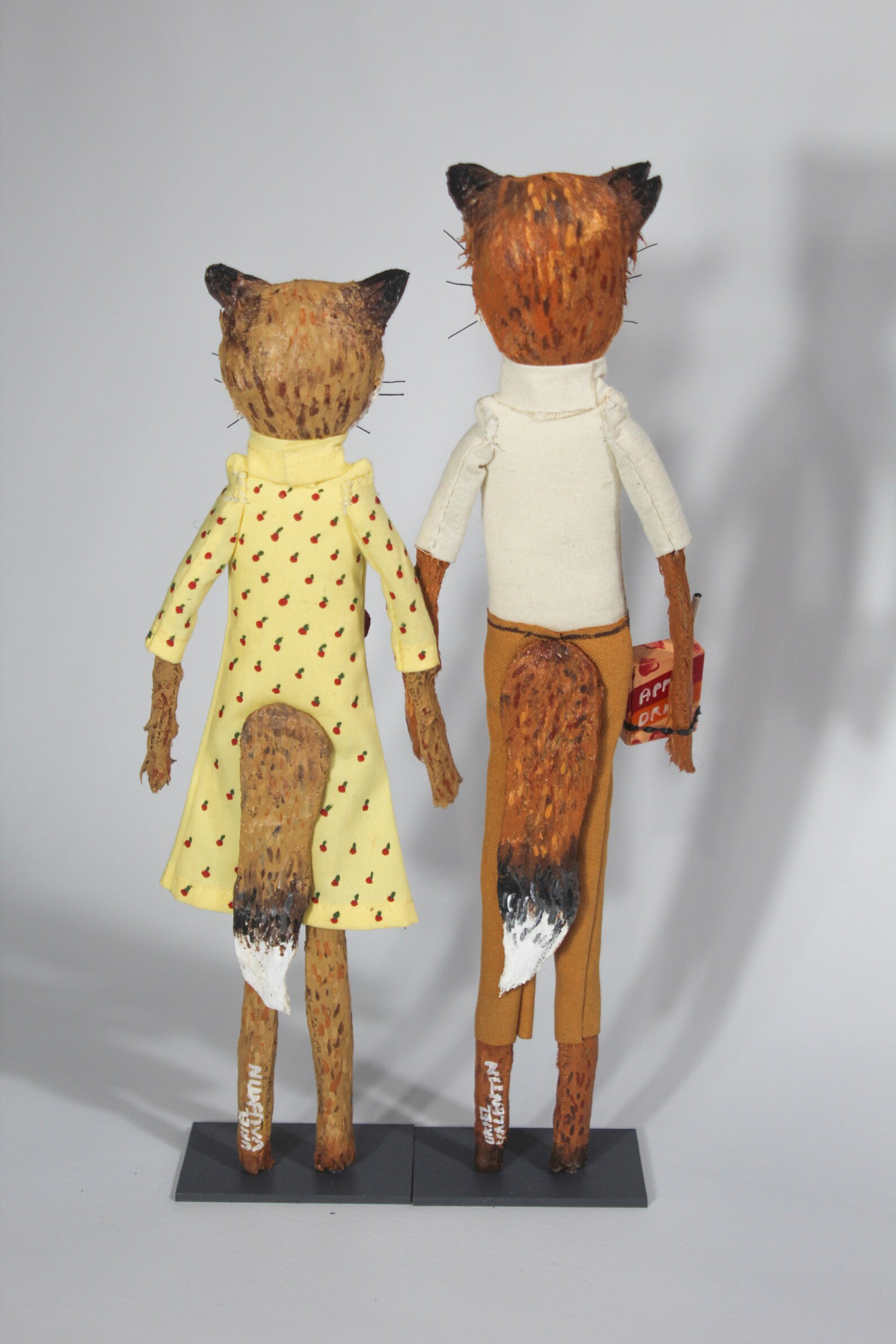 Fantastic Mr. Fox Art Dolls. / Two Figures Original Art - Etsy