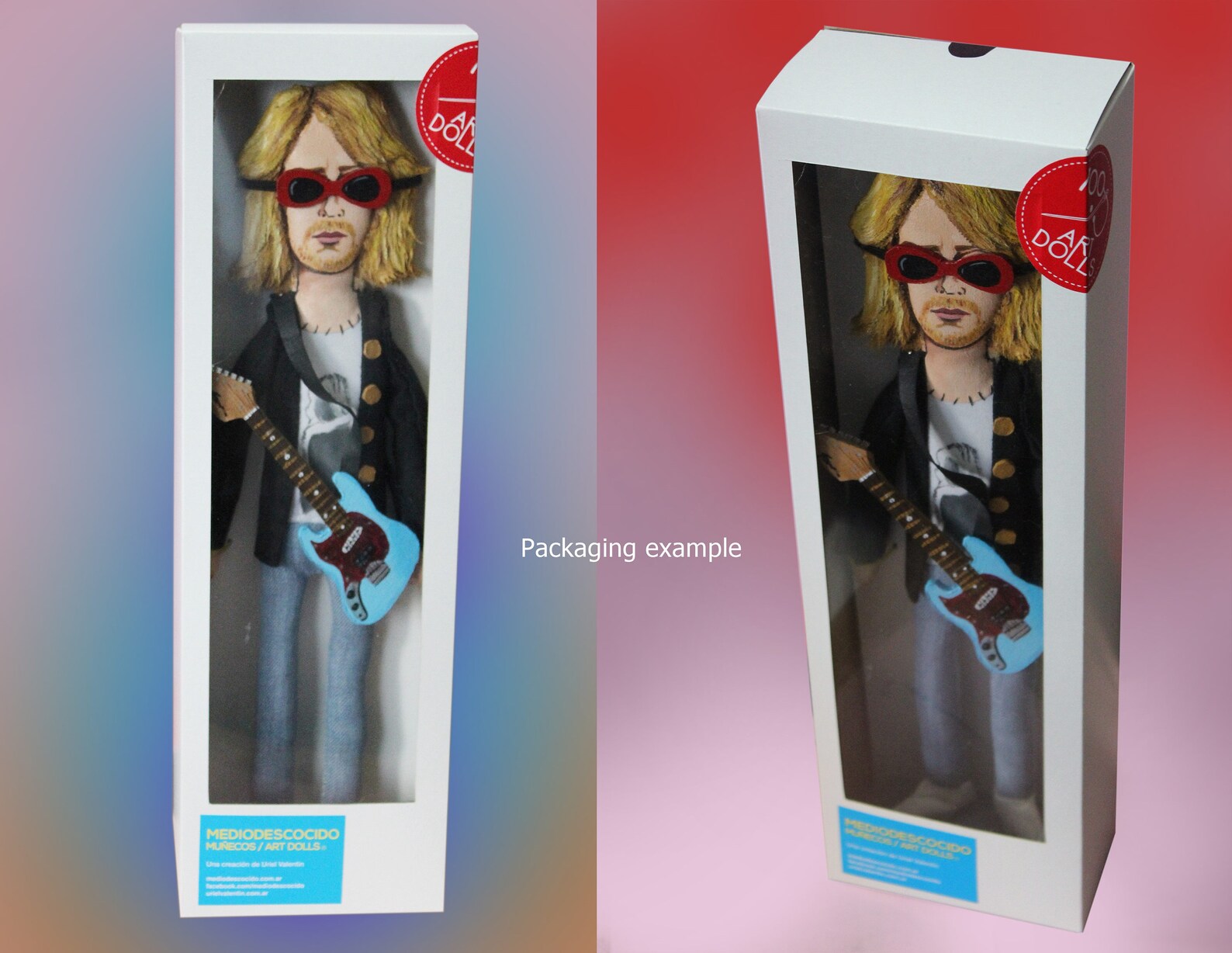 David Bowie / Versión Blackstar Art Dolls Original Art - Etsy