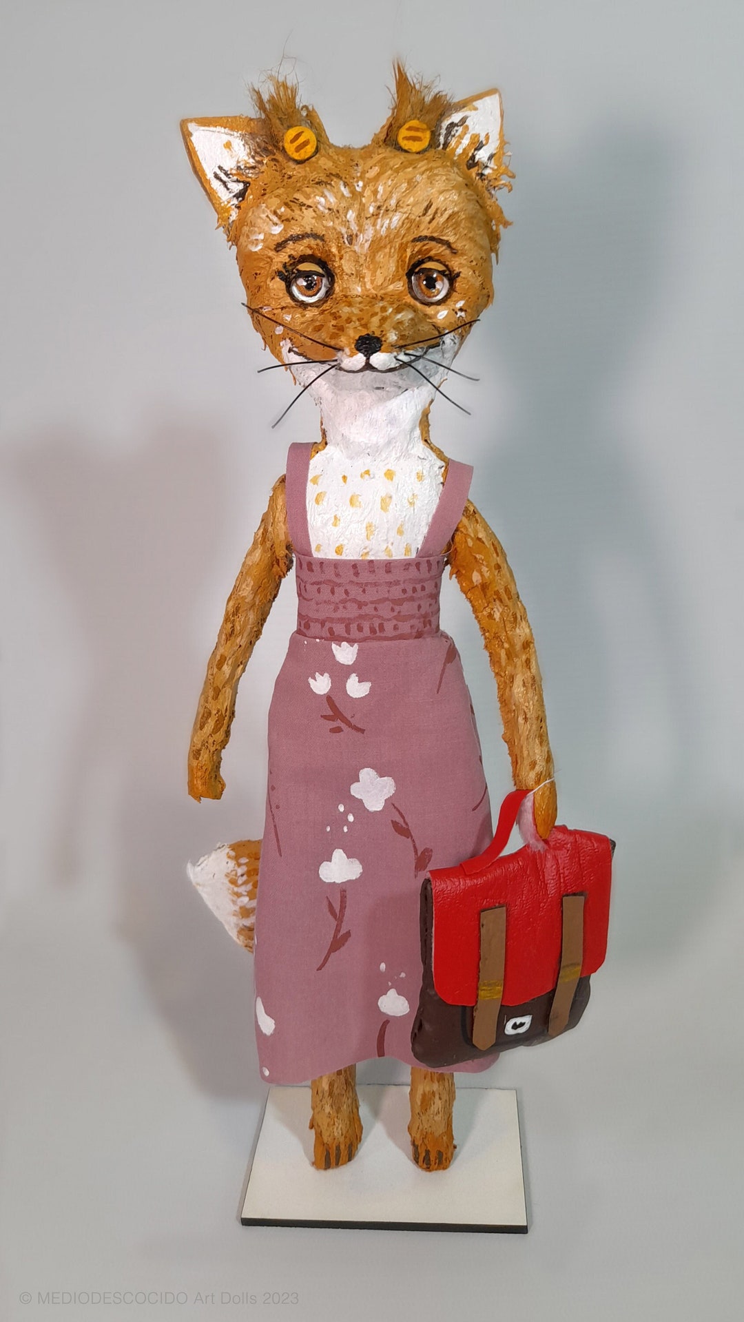 Agnes Fox Art Dolls / Fantastic Mr. Fox / Original Art Figurative Art ...