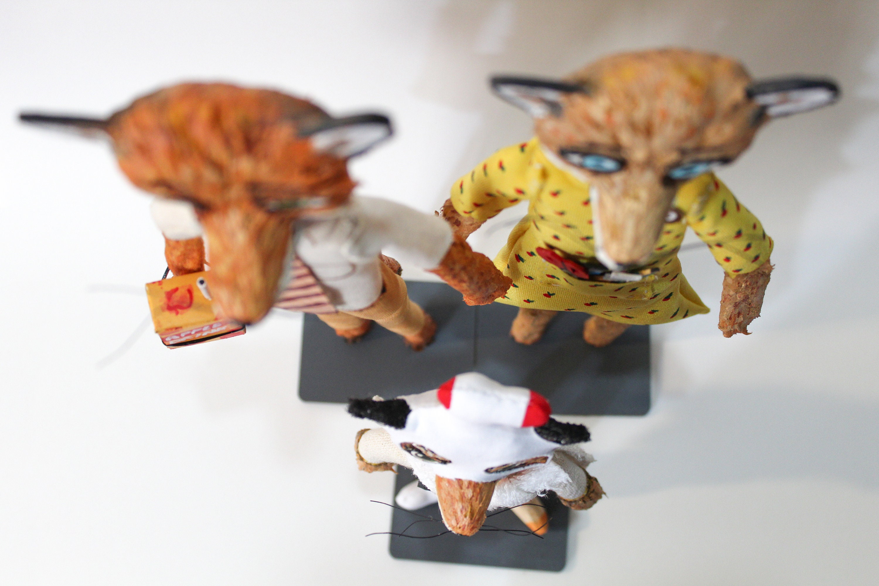 Fantastic Mr. Fox Art Dolls. / three figures Art Dolls | Etsy