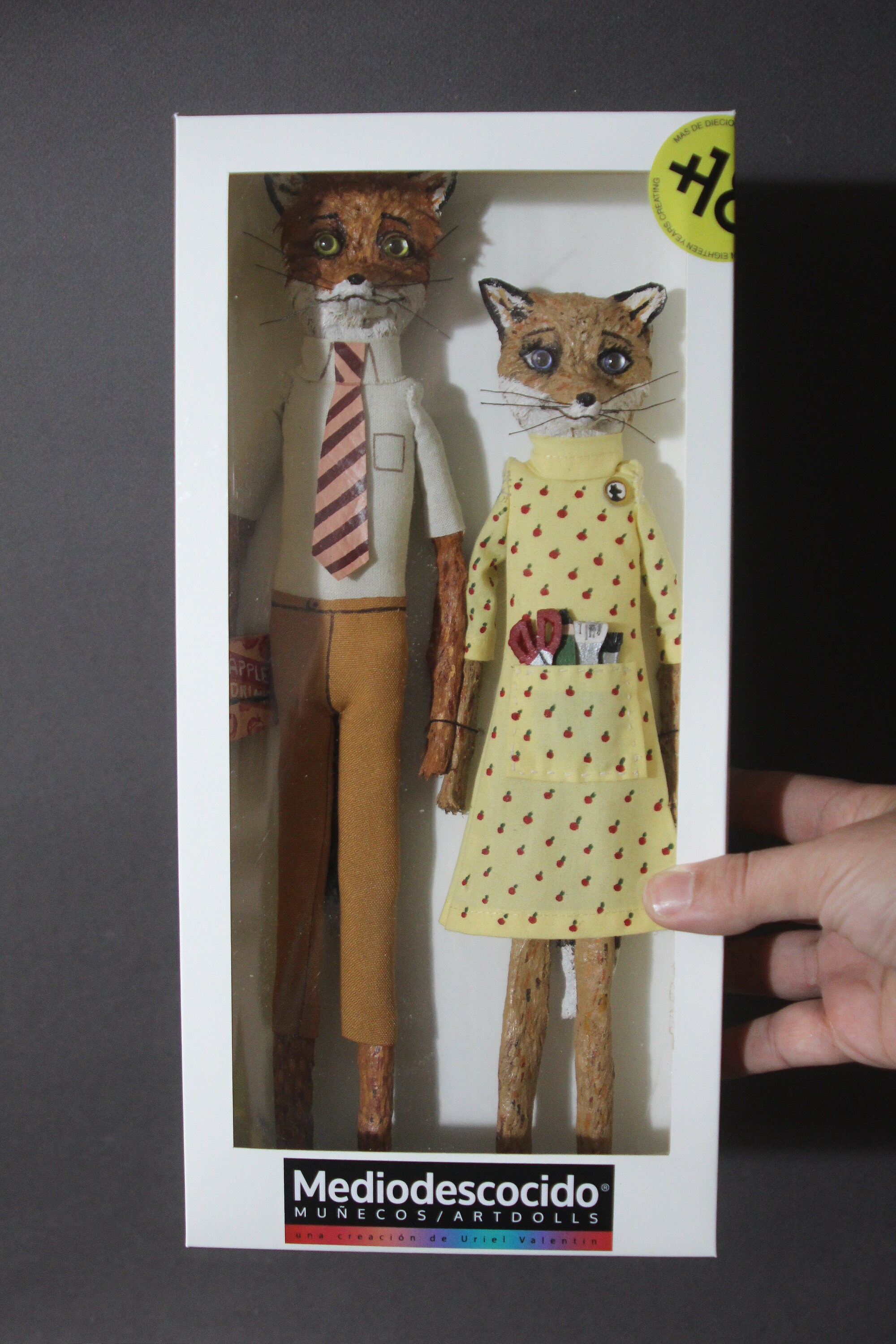 Fantastic Mr. Fox Art Dolls. / Two Figures Original Art - Etsy
