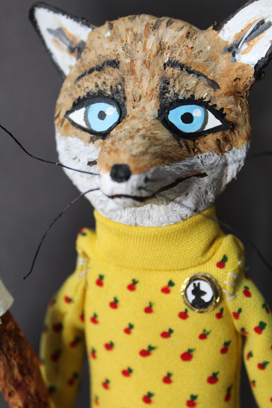 Fantastic Mr. Fox Art Dolls. / two figures original art | Etsy