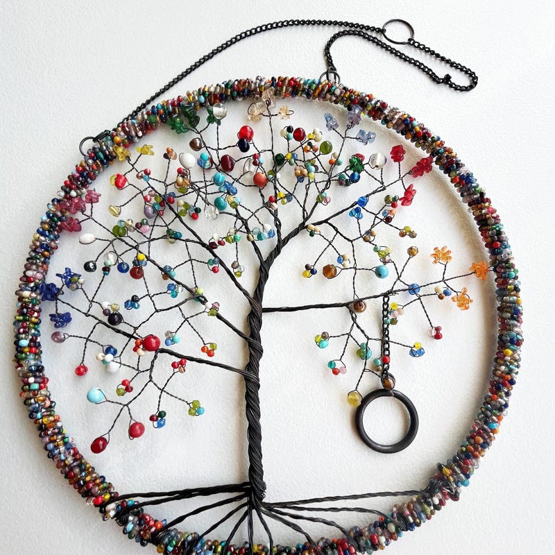 Wire Tree Suncatcher - Etsy