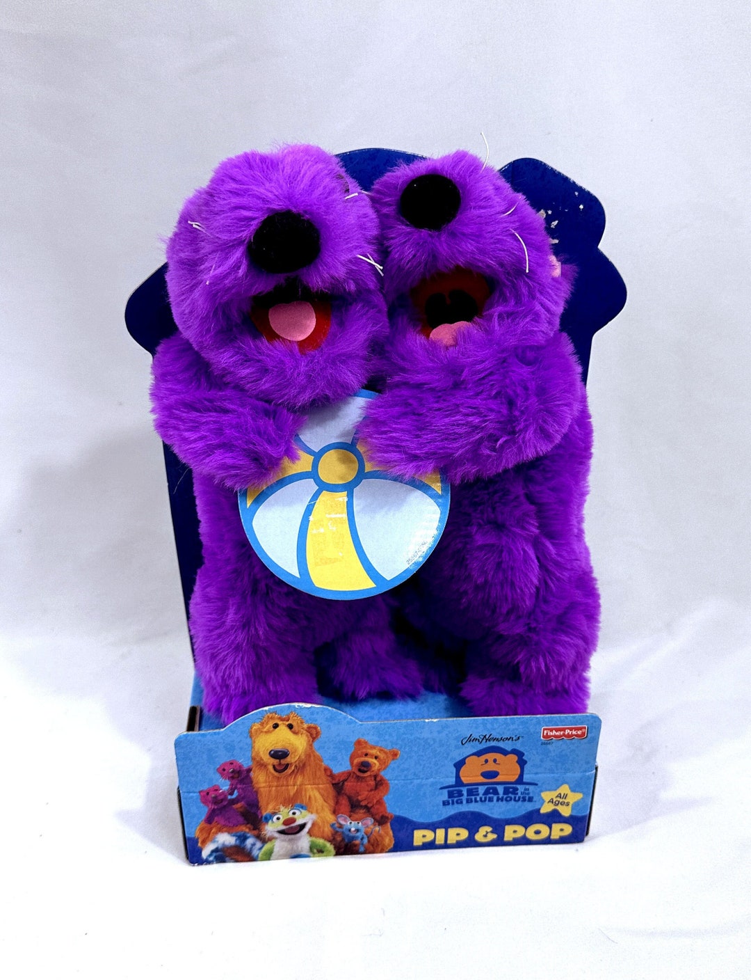 NEW Pip & Pop Bear in the Big Blue House Plush Set 11 - Etsy
