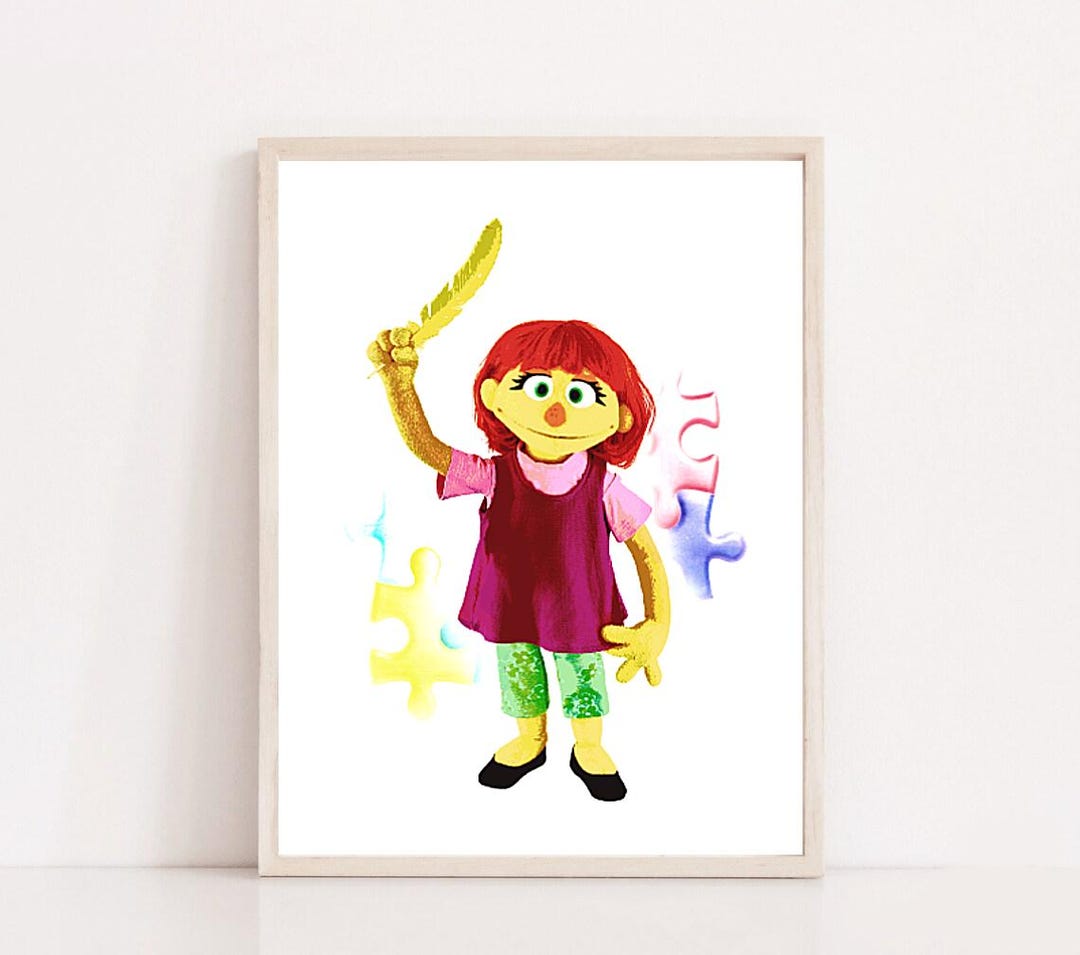 Julia Autism Digital Print - Etsy