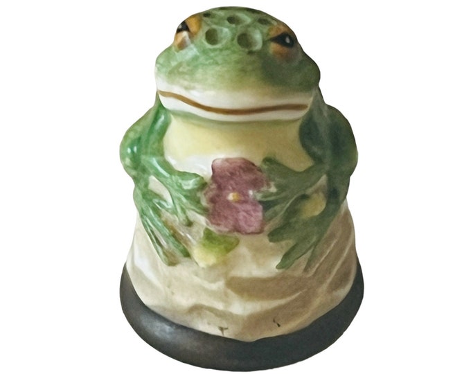 Franklin Mint Friends of Forest Animal Thimble 1982 Vtg Figurine Frog ...