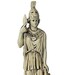 Greek Mythology Minerva Figurine Sculpture Spear Shield Athena ...