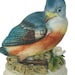Lefton Eastern Bluebird Porcelain Miniature Figurine Blue Bird Decor ...