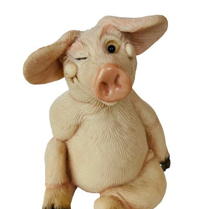 Pig Figurines - Etsy UK